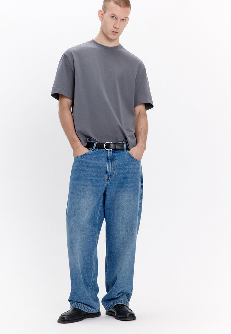 Джинсы широкие 