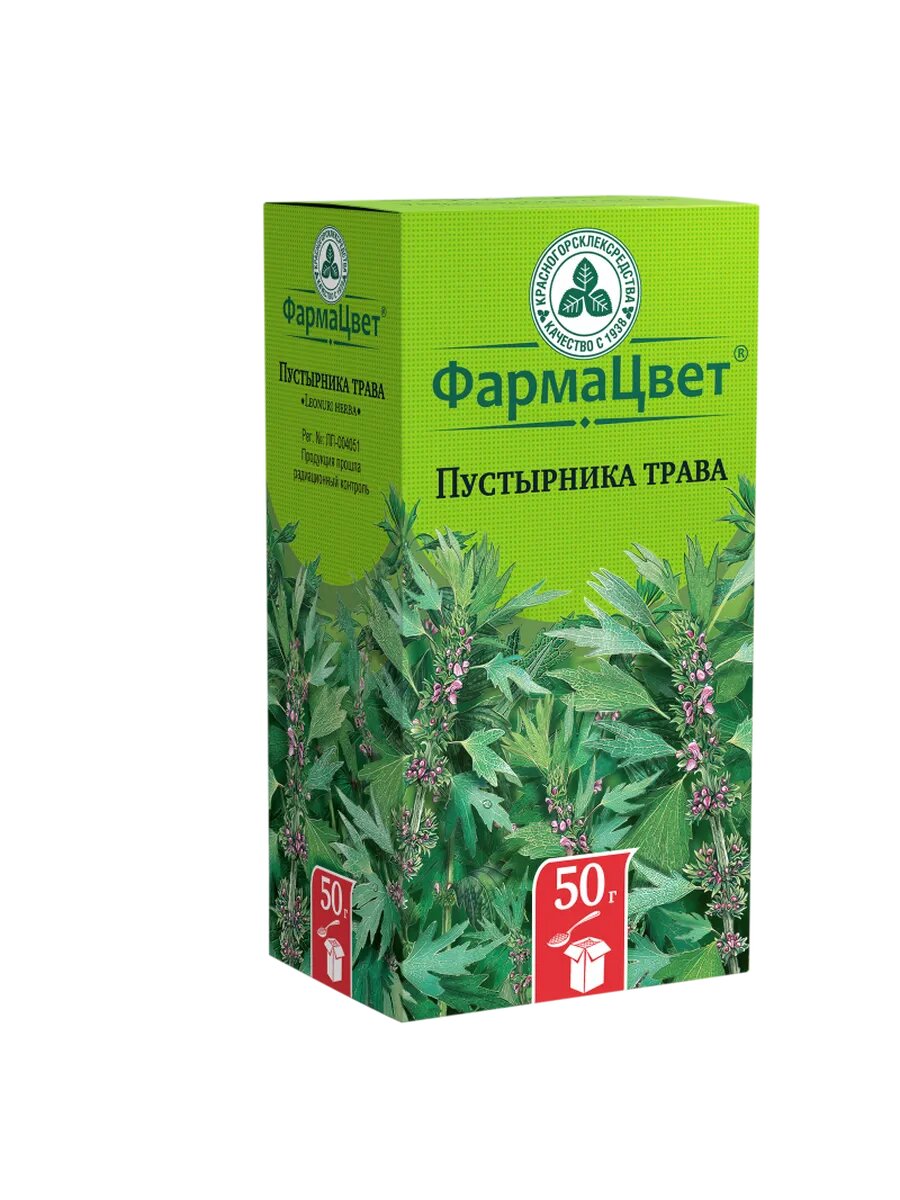 Пустырника трава 50 гр пачка