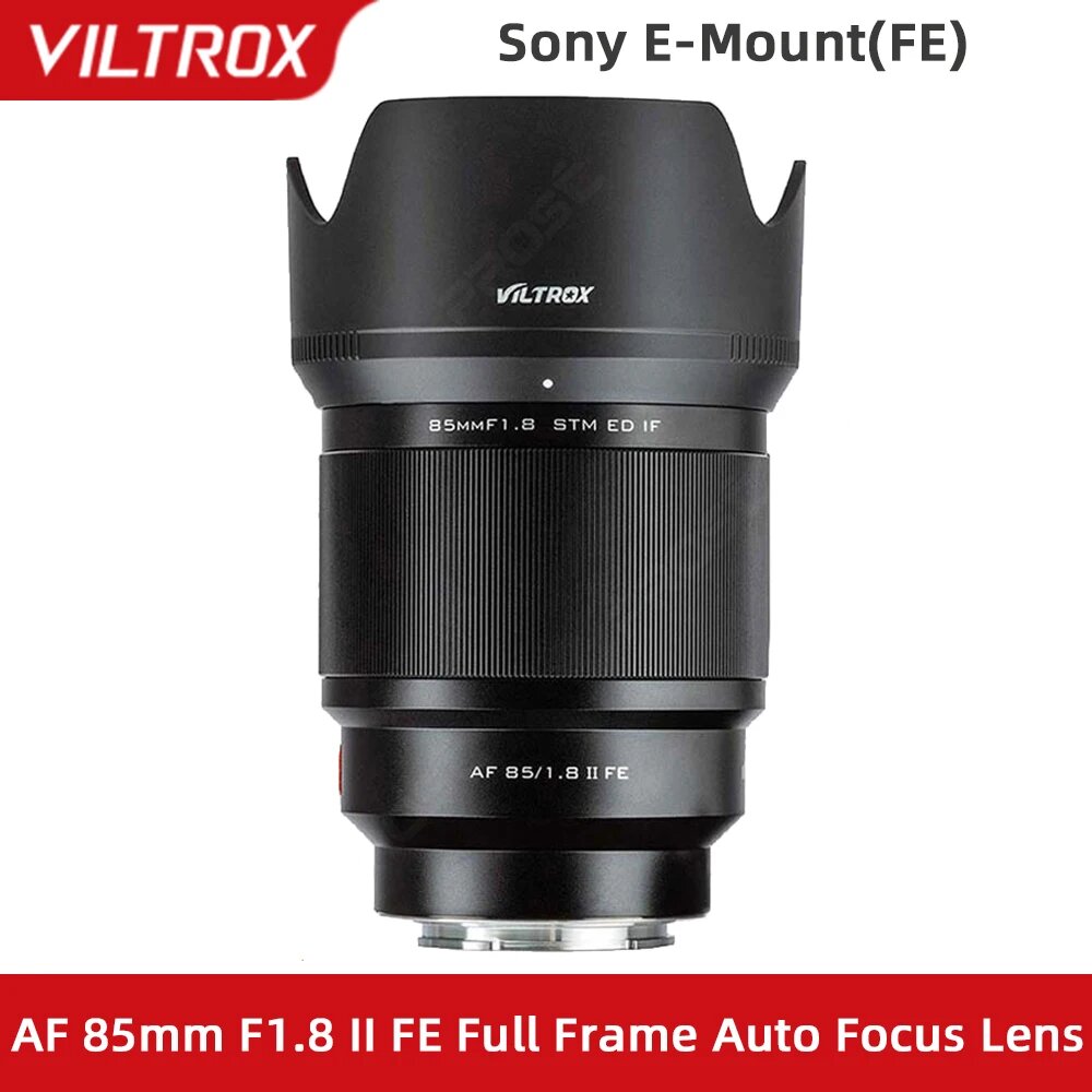 VILTROX 85mm II F1.8 Портретный объектив для Sony E Fuji X Nikon Z AF 85mm F1.8 II FE
