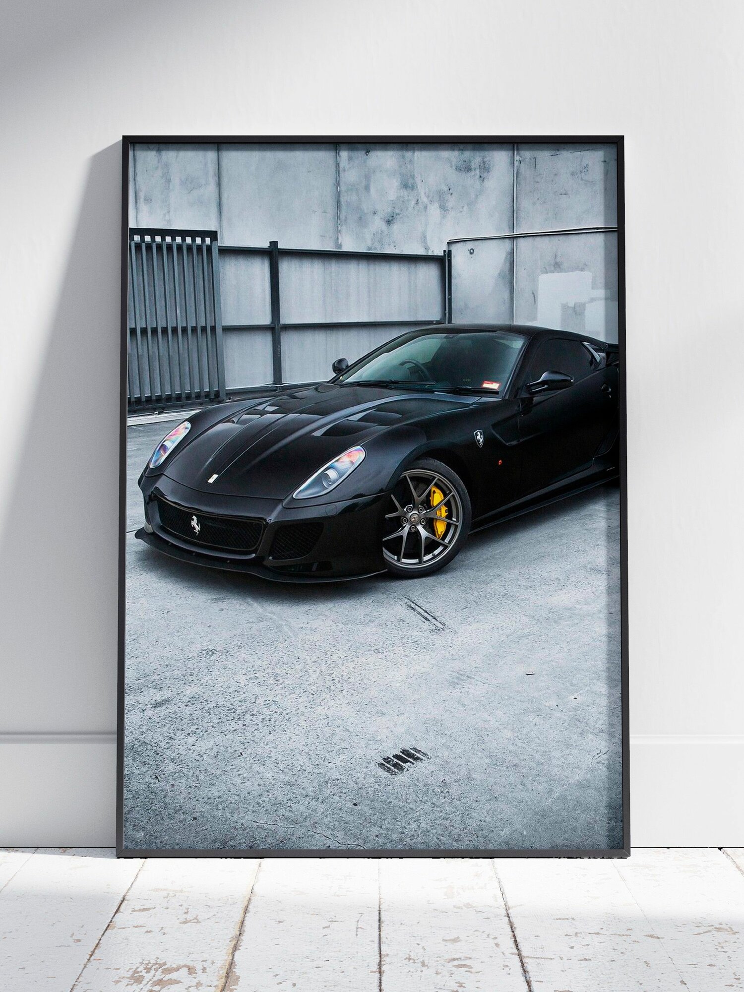 Плакат на стену для интерьера Легенды Авто (Феррари 599 GTO - Ferrari 599 GTO 4) - Постер по машине формата A3 (30x42 см)
