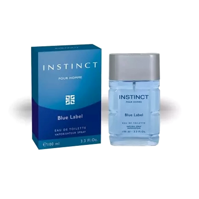 Туалетная вода для мужчин Instinct Blue Label 100 мл / Инстинкт Блу Лейбл Андре Ренуар