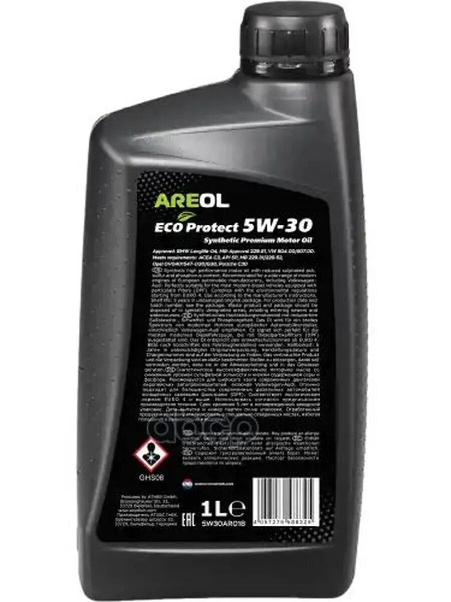 AREOL Areol Eco Protect 5W30 (1L)_ Моторное! Синт Acea C3, A