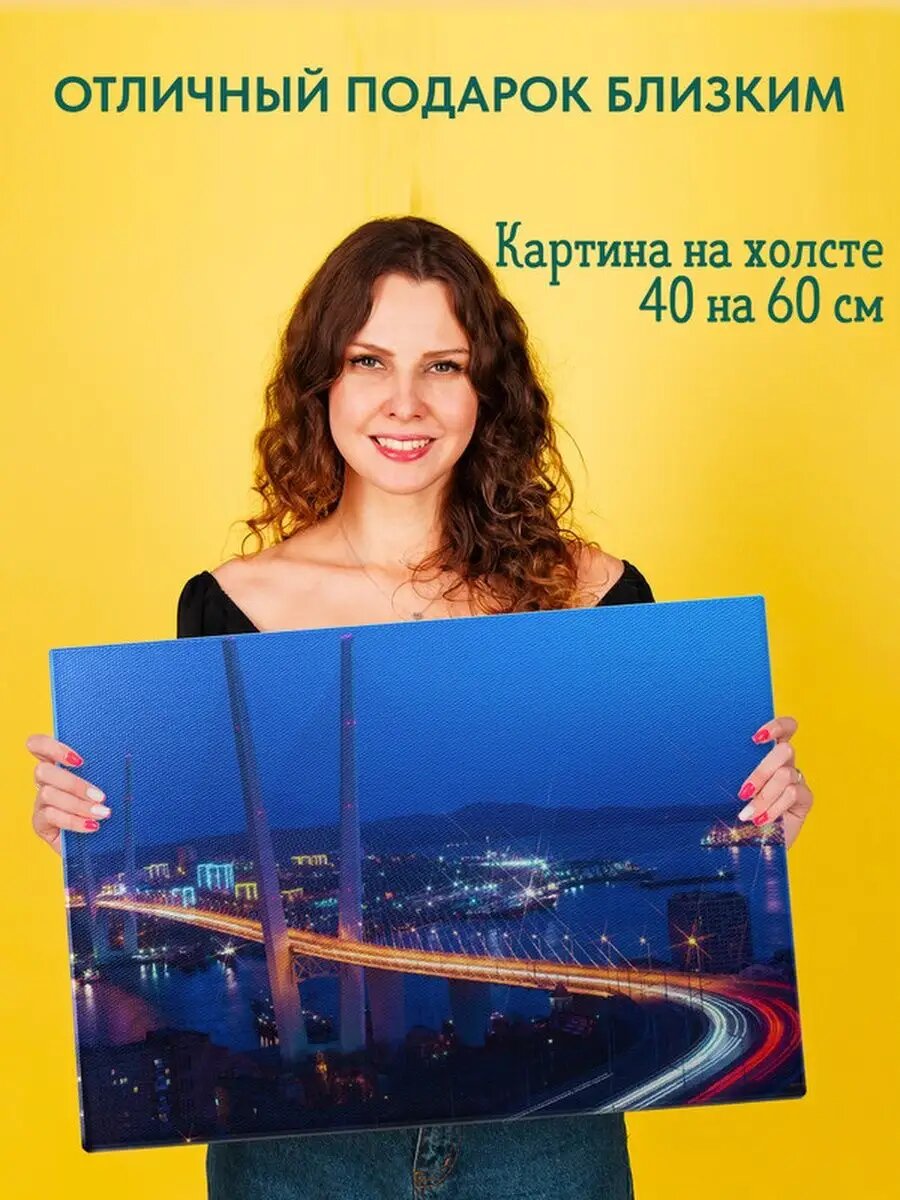 Картина на холсте постер Владивосток