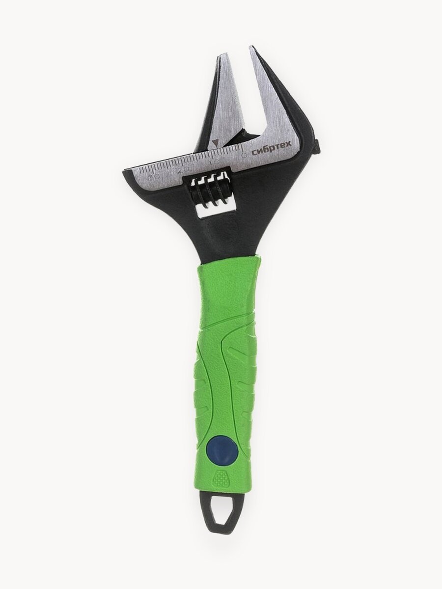 Разводной ключ СИБРТЕХ тонкие губки, фосфатированый, 150 мм 15533, монтажа и демонтажа
