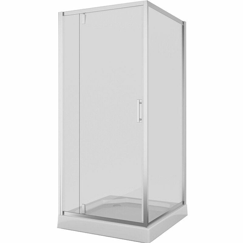 Душевой уголок Niagara Nova 100×100 NG-6602 профиль хром, стекло прозрачное