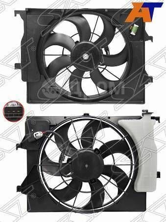 Диффузор Hyundai Solaris 17-20 / Kia Rio 16-22 Sat арт. STHNS22010