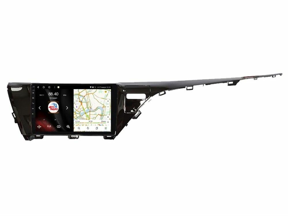 Автомагнитола с рамкой 2 din 10 дюймов для Toyota Camry V70 2018-2021 / Android 2Gb+32Gb / GPS / Bluetooth / Wi-Fi / FM-радио