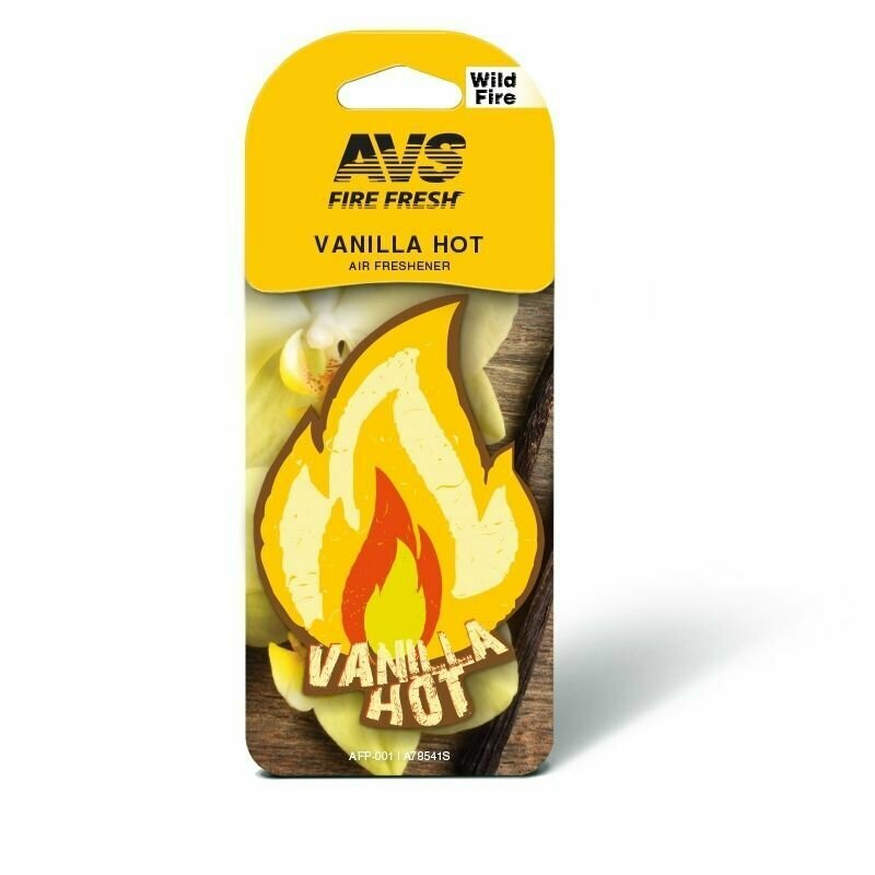 Ароматизатор AVS AFP-001 Fire Fresh (аром. Vanilla/Ваниль) (бумажные)