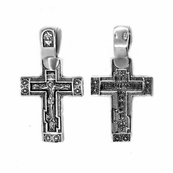 Крестик, серебро, 925 проба