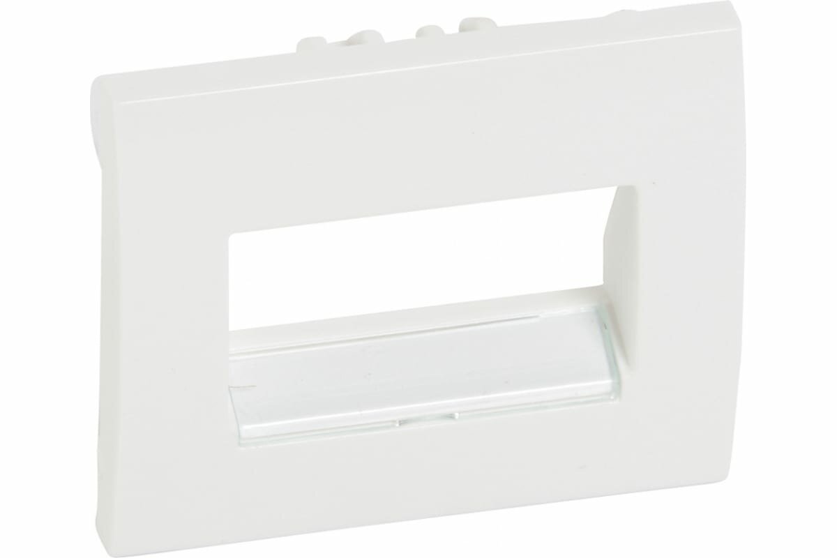 Накладка компьютерной розетки Legrand Galea Life White 777075
