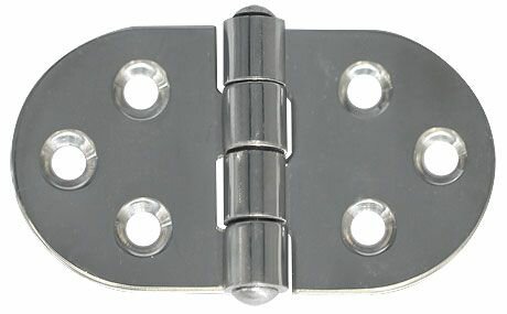 Петля для лодки и автофургонов из нержавеющей стали/морская петля для люка овальная, 70х39 мм