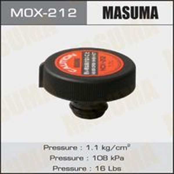 MASUMA MOX-212 (1640153010 / 1640175120 / 1647528120) крышка радиатора\ Lexus (Лексус) ct200h / es300h / gs430 / gs450h
