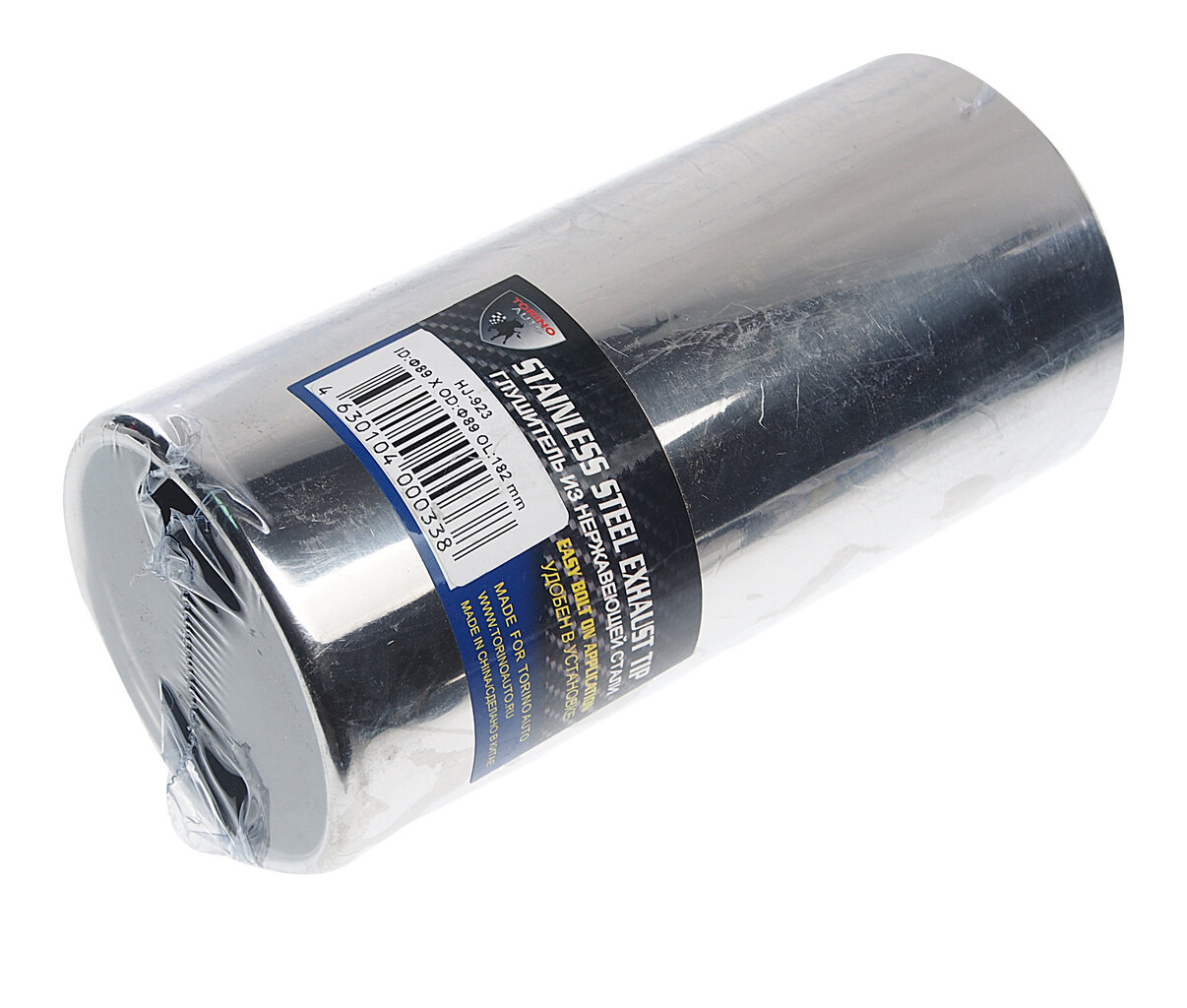 Насадка на глушитель d=89мм нержавеющая сталь TORINO