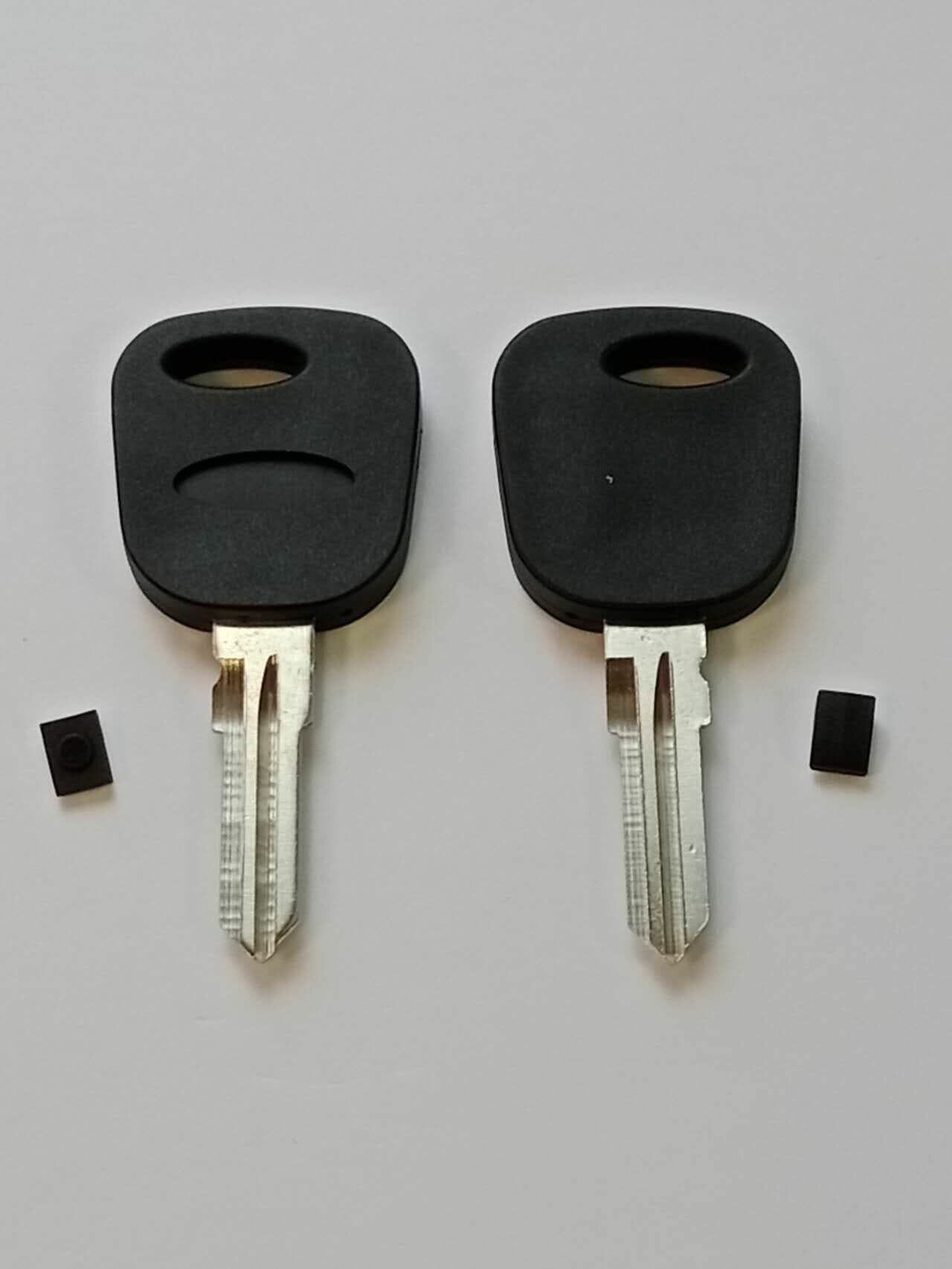 Заготовка ключа Форд FORD FO10P под чип, пластик (B-066) 10 шт.