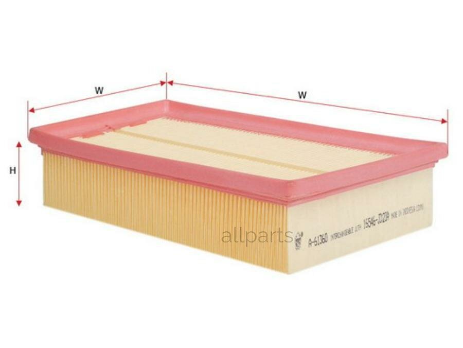 SAKURA 'A61360 фильтр воздушный J10E
