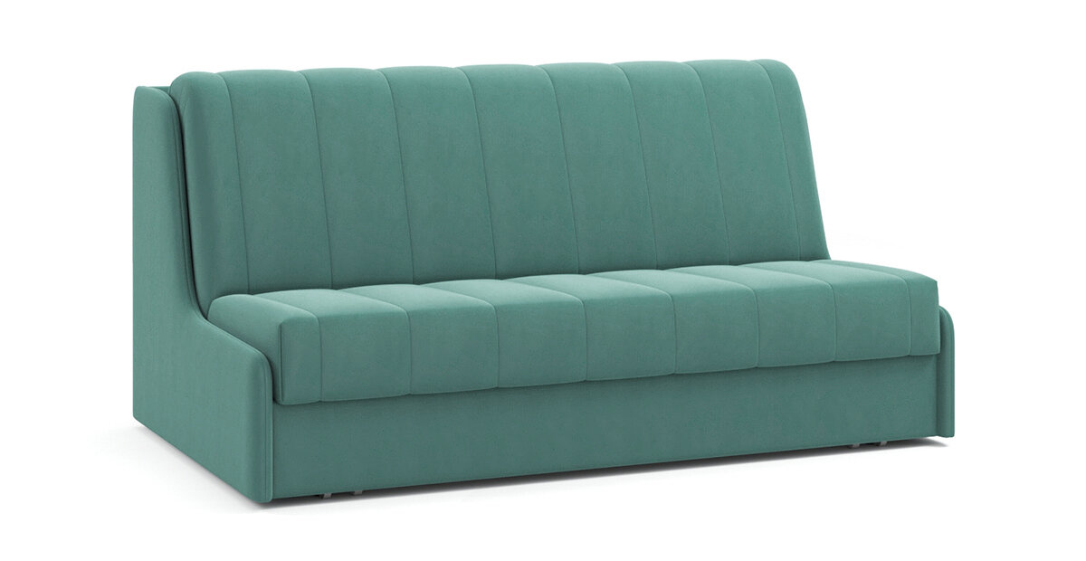 Прямой диван Цвет Диванов Доминго Next 180 198 прямой Светло-бирюзовый c механизмом