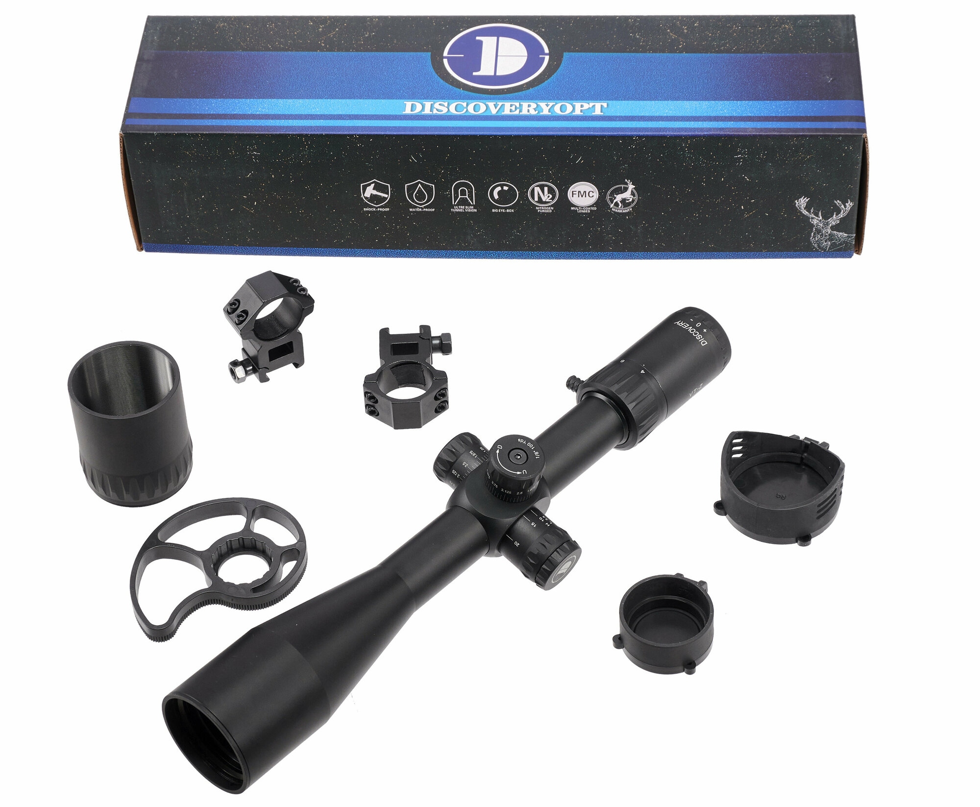 Оптический прицел Discovery VT-Z 4-16x50SF (30 мм, Weaver, оригинал)