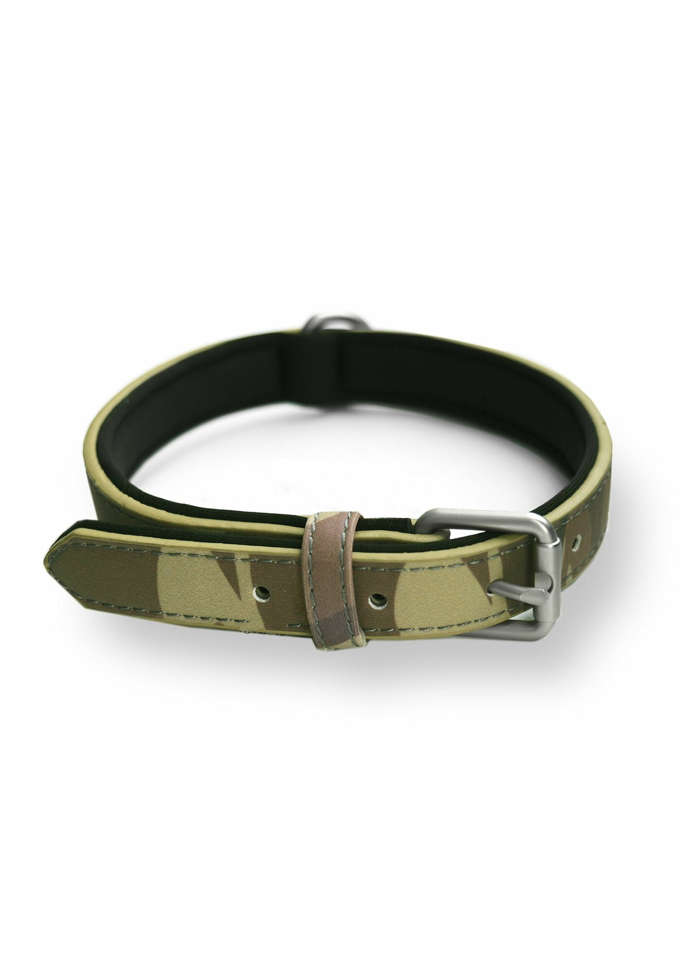 Ошейник Japan Premium Pet со светоотражением и воздушным манжетом изнутри для здоровой кожи и красивой шерсти. Размер S.