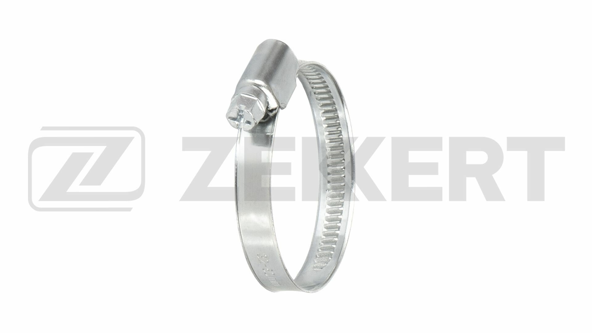 Хомут зажимной 32-50 мм цинк BE-5015 ZEKKERT