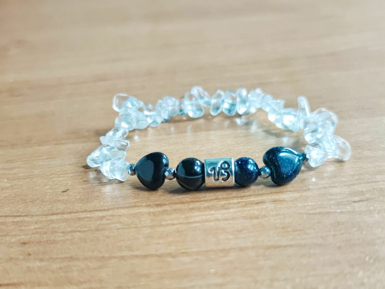 Браслет, искусственный камень, авантюрин, агат