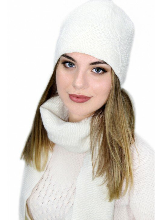 Шапка Комплект "Ливения" шапка+шарф для женщин