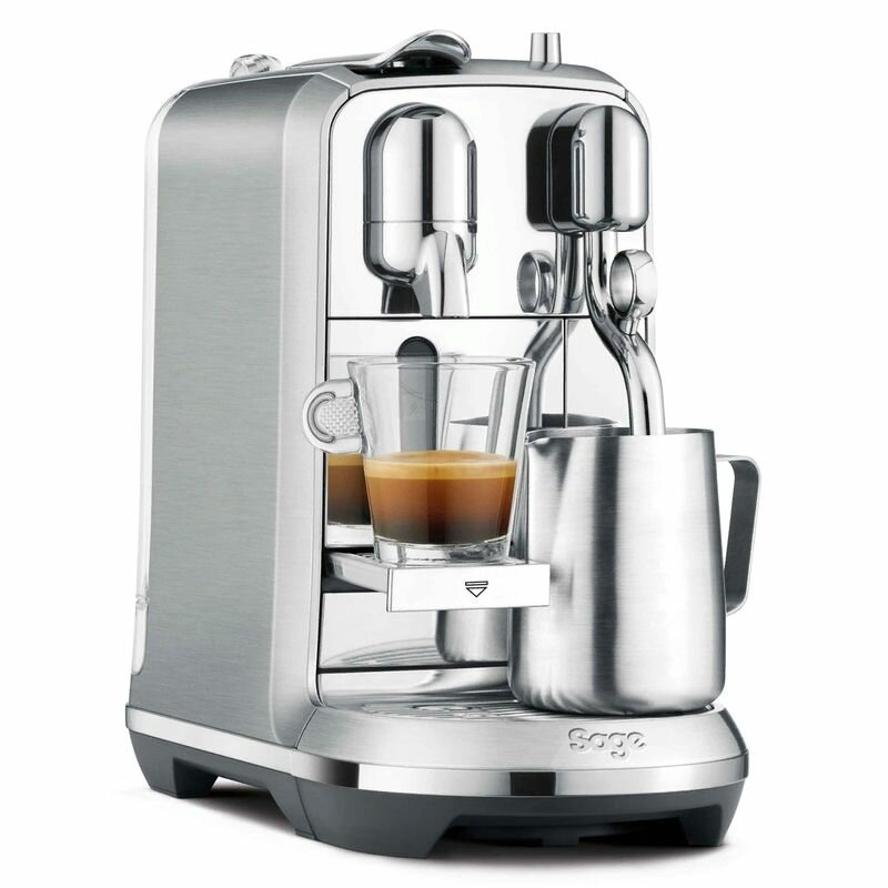 Неспрессо кофемашина Sage Creatista Plus серого цвета (BNE800BSSUK / BNE800BSSUK / белый)