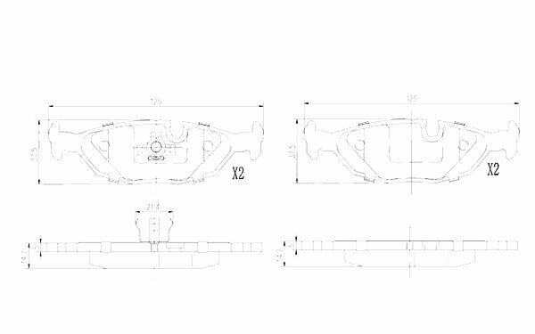 Zekkert Колодки тормозные задние для Saab 900 (YS3A) 91- 9000 (YS3C) 84- Volvo 440 88- 460 89- 480 86-