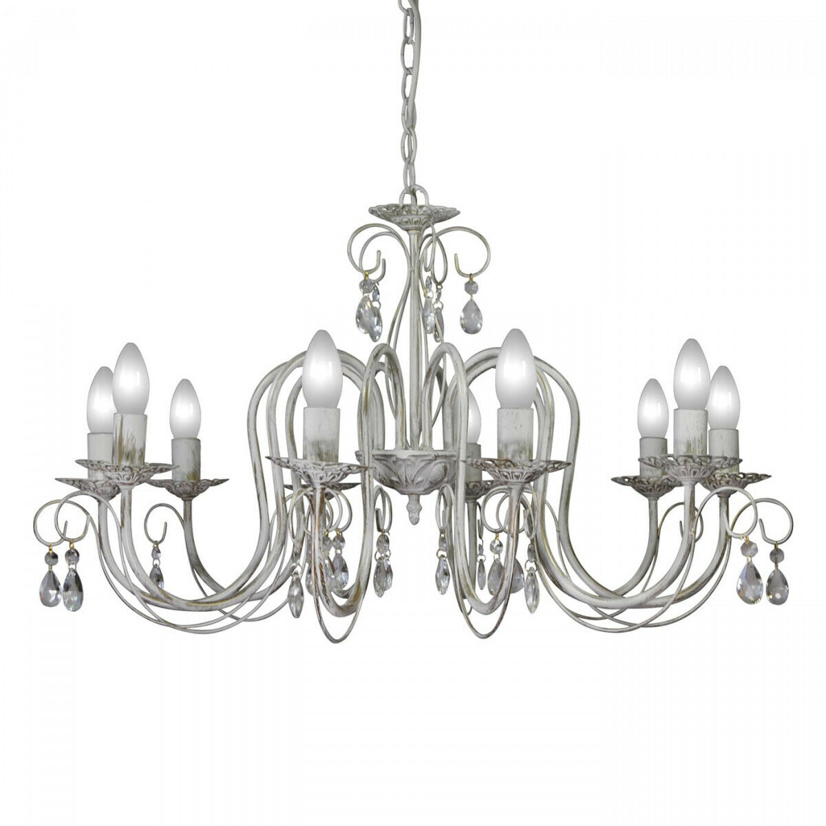 Люстра подвесная большая Петрасвет Россия S1147-10