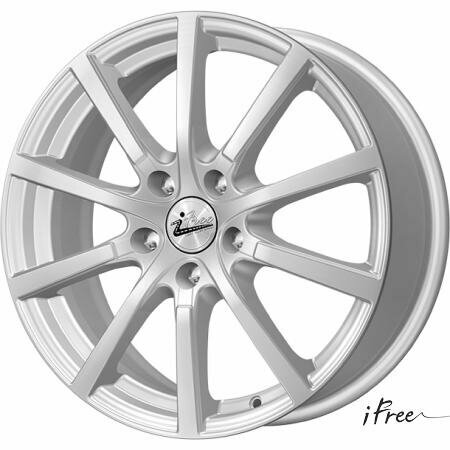 Диск автомобильный литой iFree Big Byz 17x7 5x114.3 et37 dia66.6 Серебристый