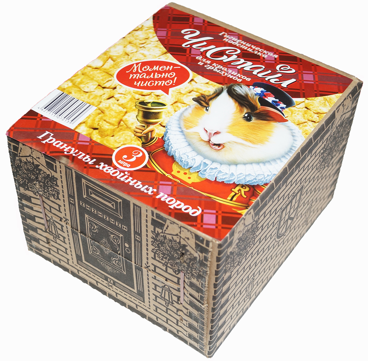 Чистайл Гранула хвойная для грызунов гигиенич подстилка 5л*3,15кг х 6шт.