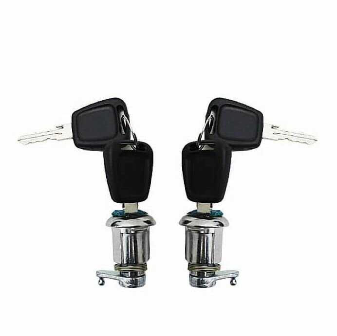 Выключатели замка передних дверей (личинки) для ГАЗ Газель Next, Газон Next в сборе с корпусом комплект 2 шт. арт RGA21R23-6105411