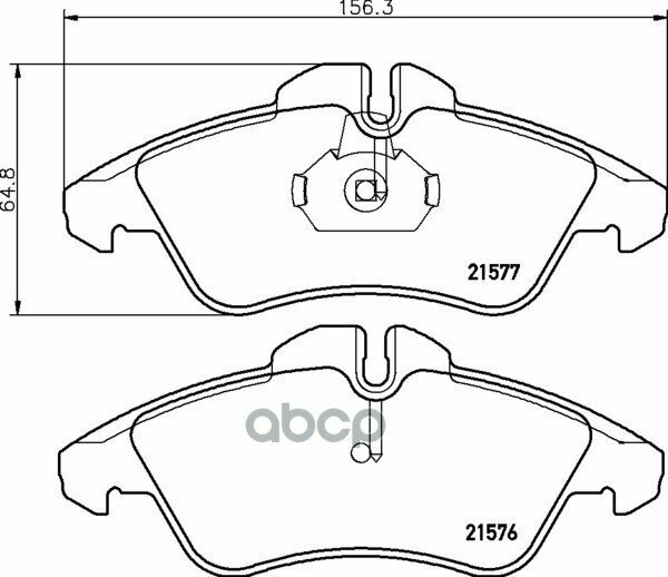 Колодки тормозные Mintex арт. MDB1739