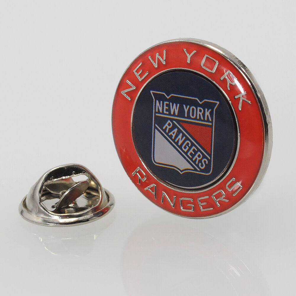 Хоккейный значок Нью-Йорк Рейнджерс Круглый
