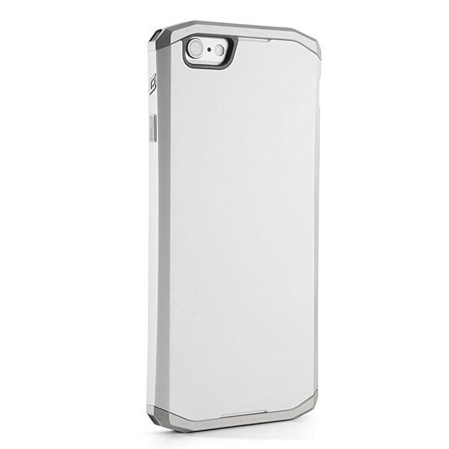 Противоударный чехол для iPhone 6 Plus, 6S Plus, Case New Solace, белый с серебристым