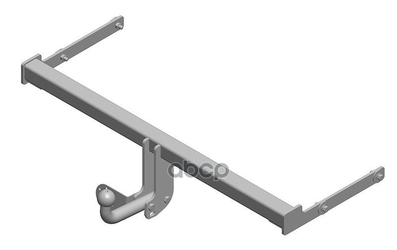 Фаркоп Volkswagen Polo седан 2010-2020, Polo лифтбек 2020-2022 Тип шара: A. Нагрузки: 750/50 кг AvtoS арт. VW 28