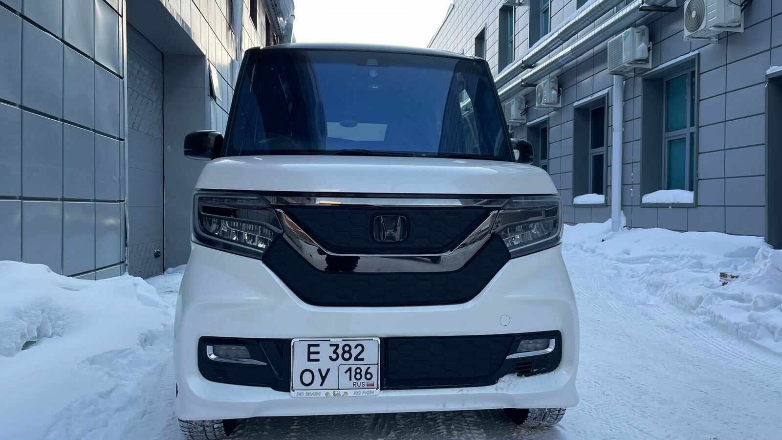 Утеплитель радиатора и бампера для Honda N-BOX (2020 -2023) Хонда Эн-Бокс