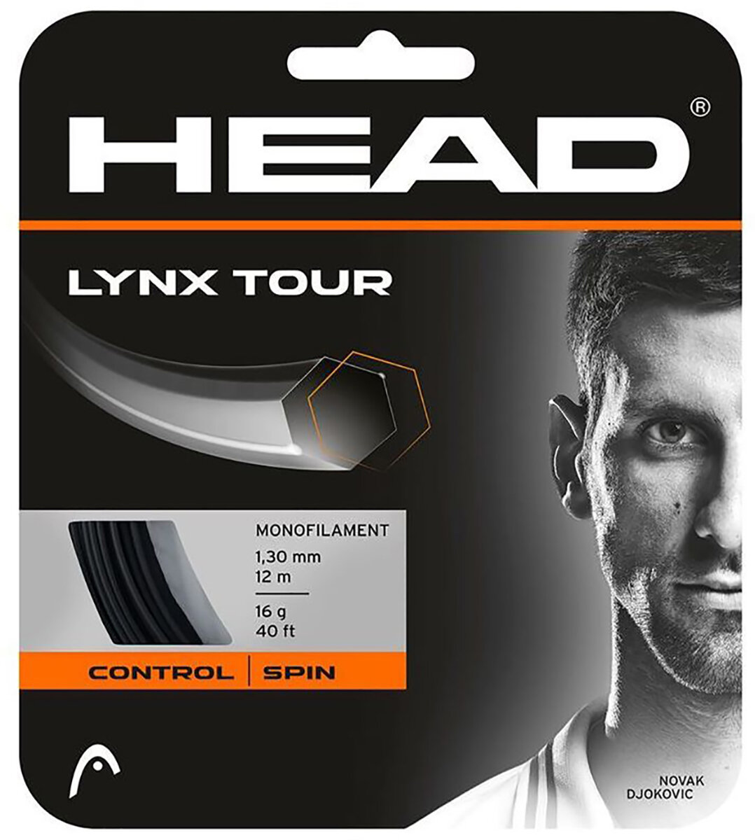 Струны Head Lynx Tour 1.30 Set 12 Унисекс 281790-16BK 16BK