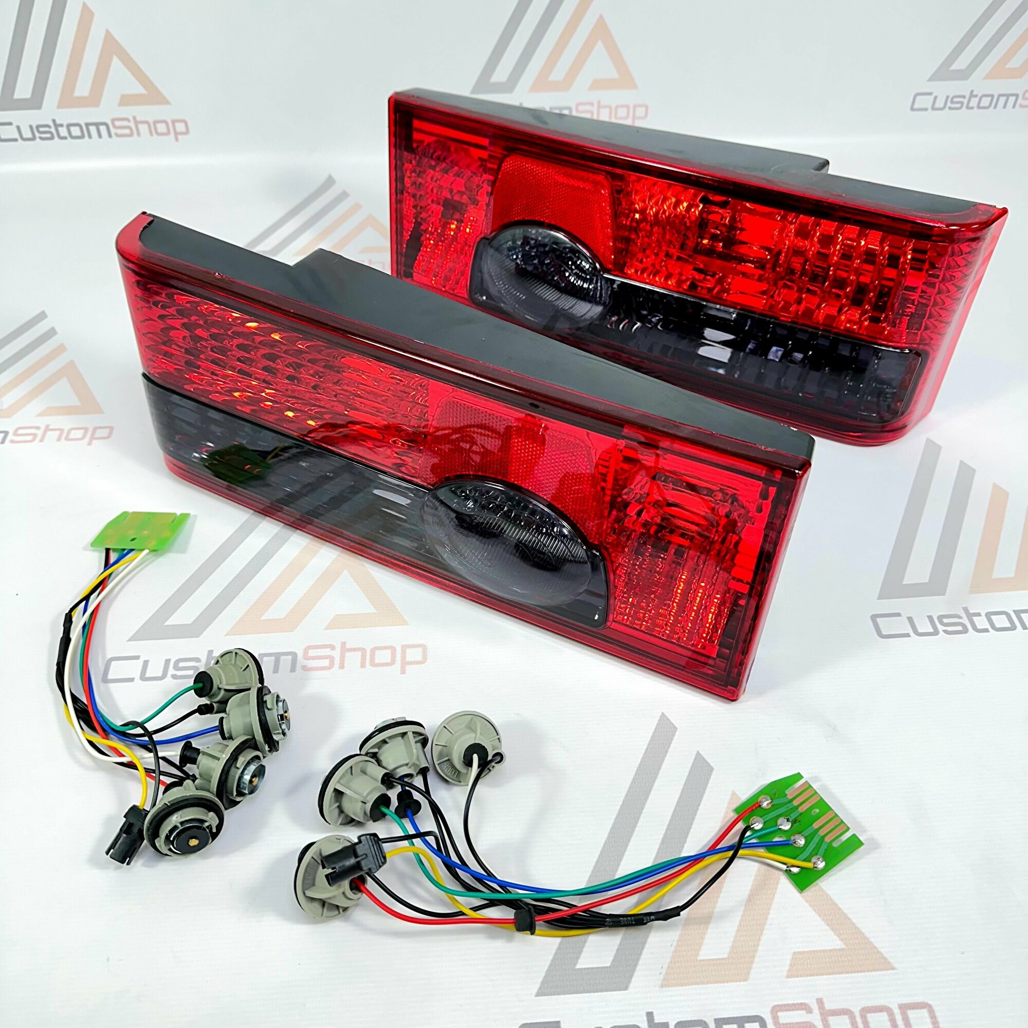 Комплект фонарей LUX Люкс (клюшки) н/о ВАЗ 2108-21099 / 2113-2114 (Красно - Тонированные)