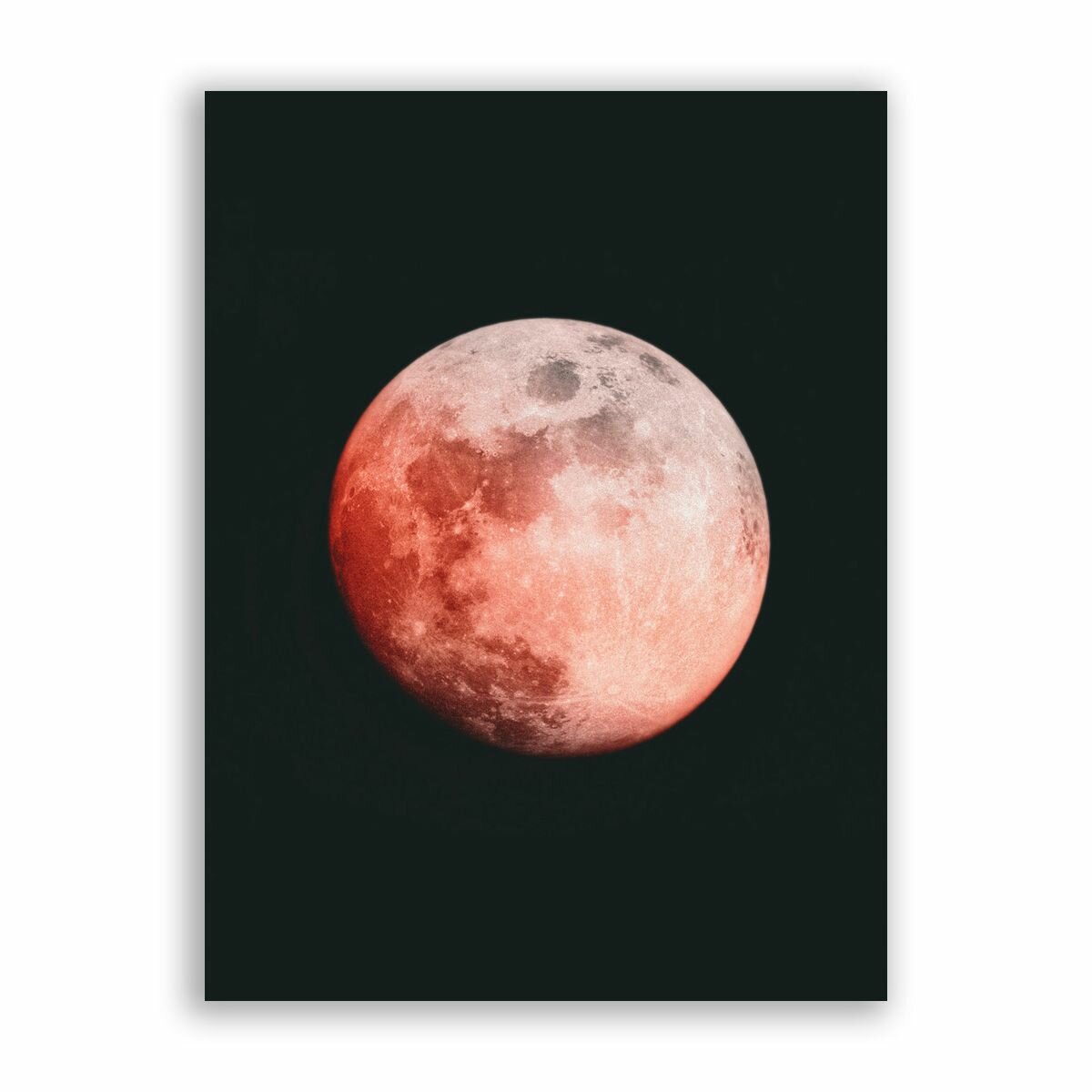 Постер, плакат на бумаге / Moon / Луна / Размер 30 x 40 см