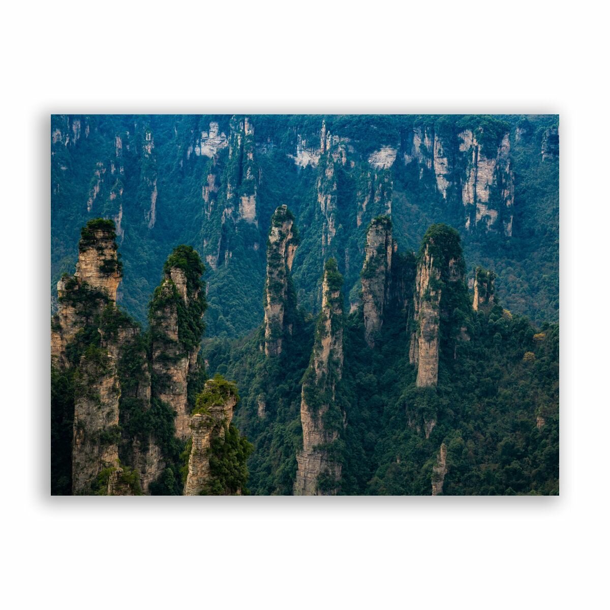 Постер, плакат на бумаге / Природа Китая - Горы / Размер 40 x 53 см