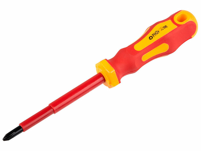 Отвертка Park диэлектрик, PH2х10 см, крестовая, для работы до 1000V (008424)