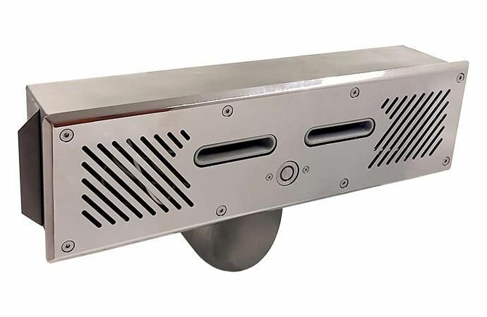 Противоток 75 м3/ч узкий щелевой с пьезокнопкой (закладная деталь с лицевой панелью), универсальный, для бассейна