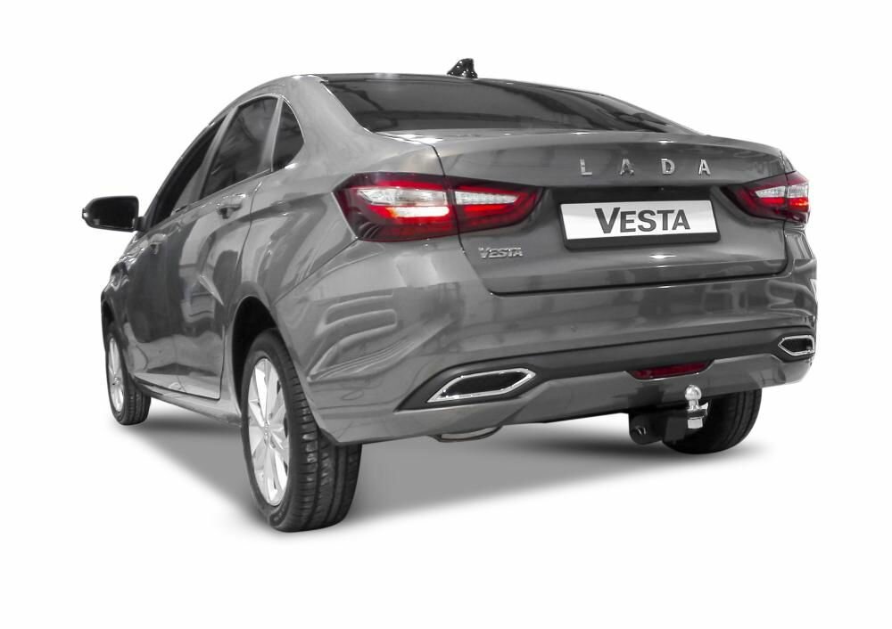 Фаркоп под квадрат Lada Vesta NG седан/универсал (вкл. Cross) BERG F.6012.005