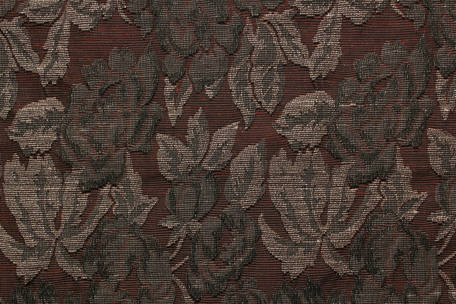 Ткань Жаккард гобелен стрейч в коричневых тонах , 380 г/пм, ш136см, 0,5 м