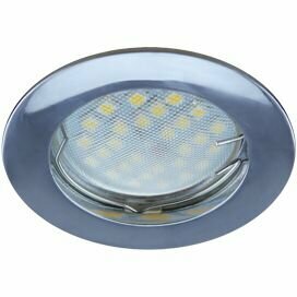 Ecola MR16 DL100 GU5.3 Светильник встр. литой Хром 24x75