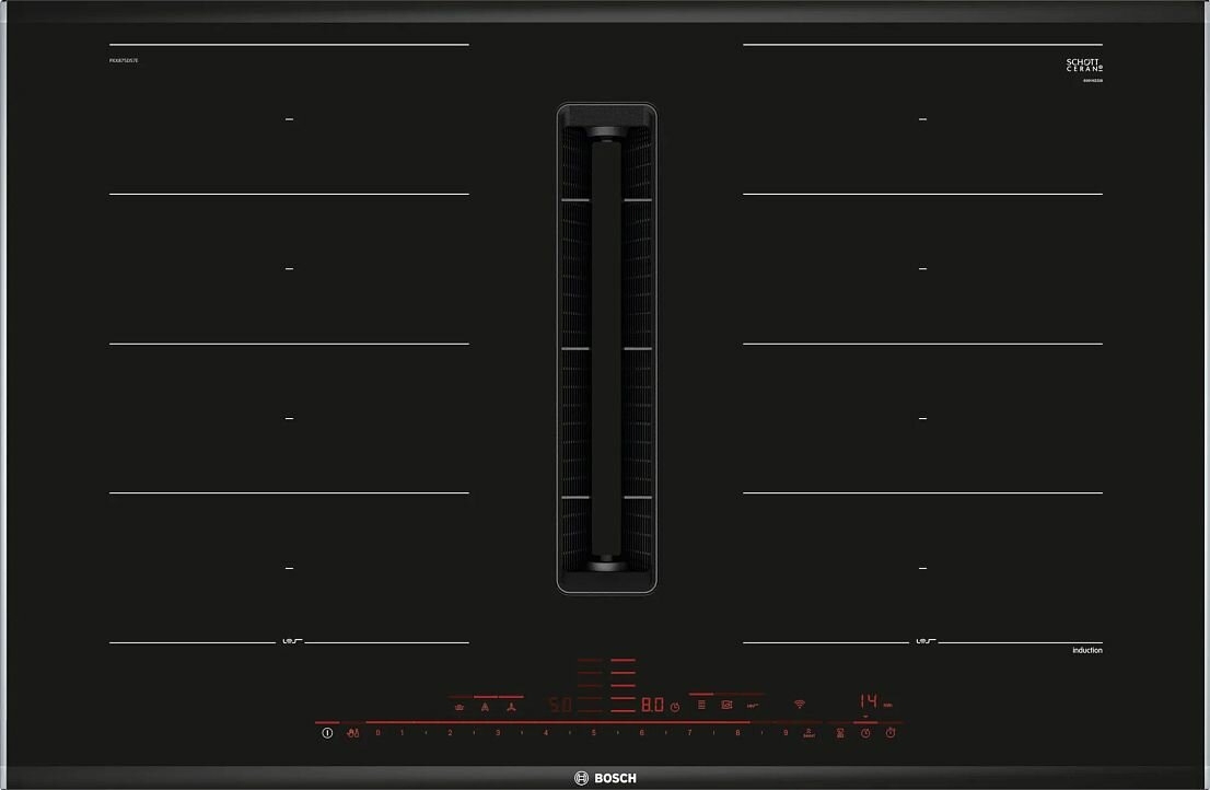 Индукционная варочная панель с вытяжкой Bosch PXX895D57E