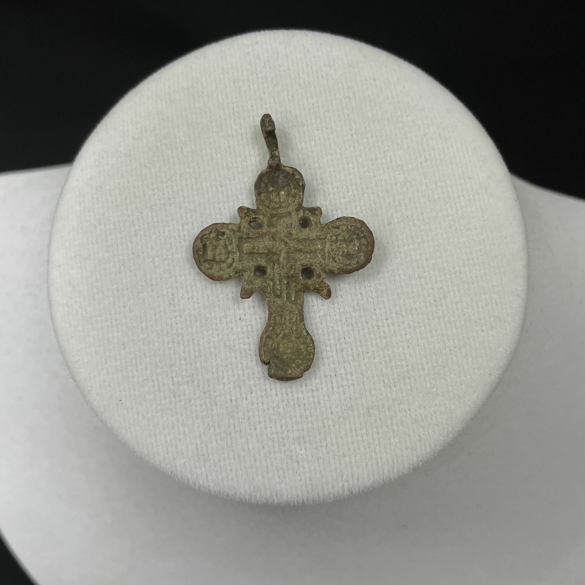 Антикварный крест нательный Дореволюционная Россия 19 век