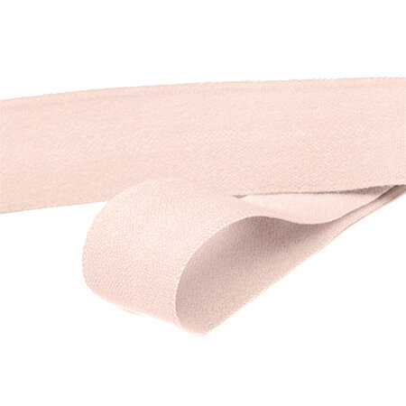 Резинка бельевая окантовочная (бейка эластичная) матовая шир.15мм цв. S185 серебристый пион (10 метров)