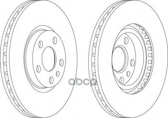 Тормозной диск Ferodo арт. DDF760