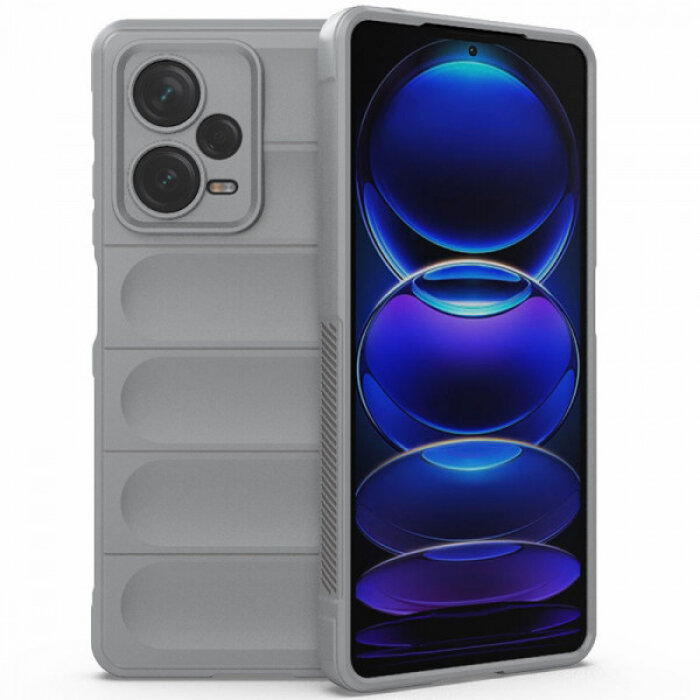 Flex Silicone Противоударный чехол для Xiaomi Redmi Note 12 Pro Plus 5G с защитой камеры и микрофиброй